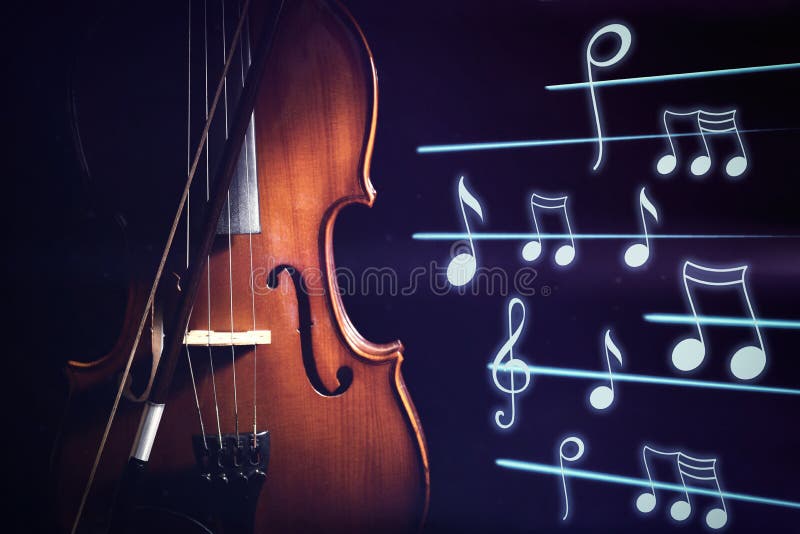 Violin Music Notes Wallpaper