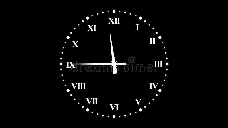 Classic Watch Dial. Alpha Channel. Stock Video - Video of gold ...