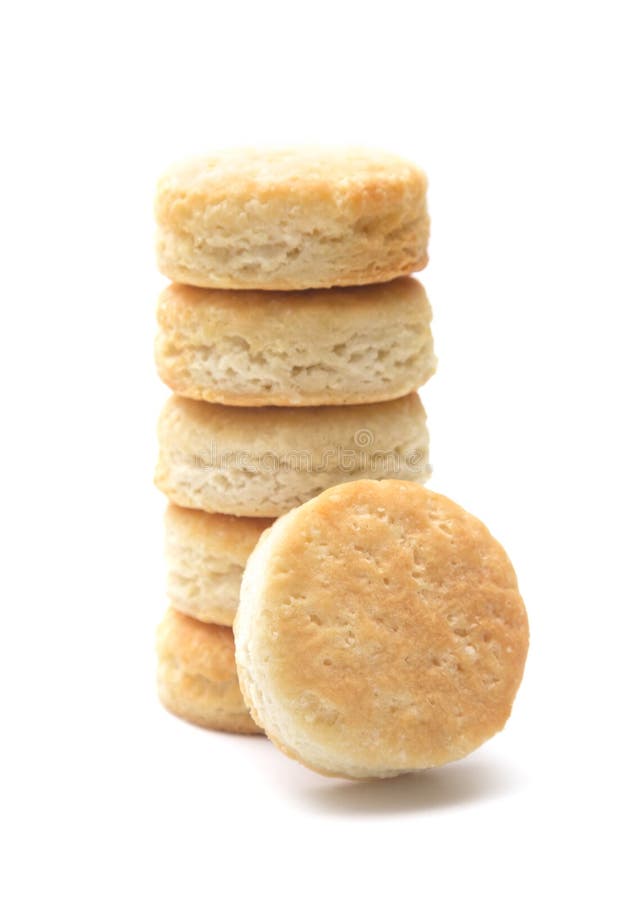 Classic White Biscuits stock photo. Image of mound, food - 126072486