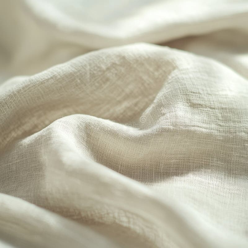 Classic White Cloth Placed on a Surface Highlighting Its Versatile and ...