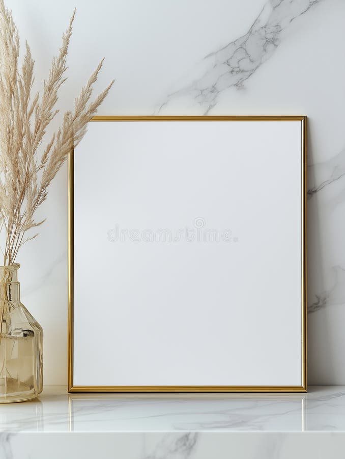 A Classic White Empty Frame, Perfect for Showcasing Your Favorite ...