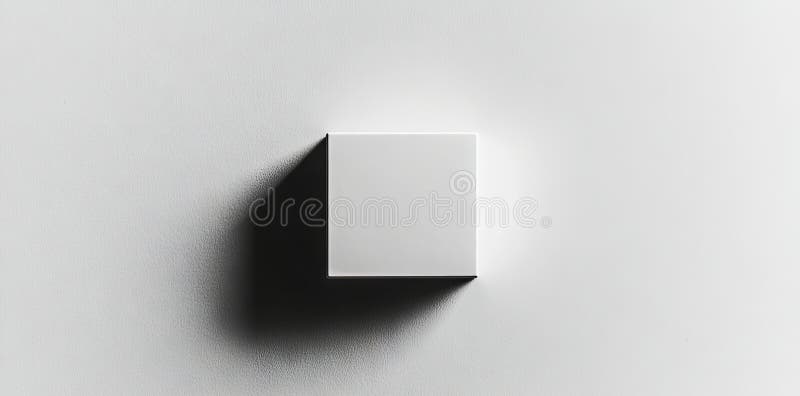 A Classic White Light Switch Installed on a Pristine White Wall ...