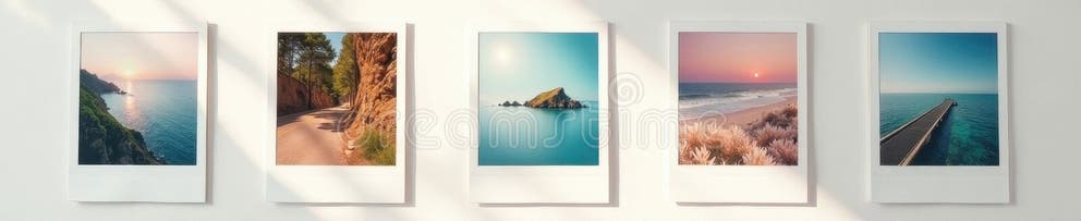 Classic White Polaroid Frame Mockup, Clean Simple Lines , Simple ...