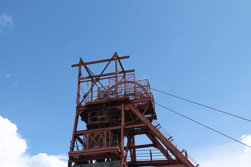 Mine Headstocks. stock image. Image of colliers, tower - 34895565