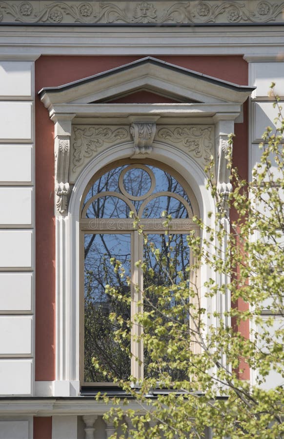 Classic Window Architecture Stock Image - Image of outdoors, floor ...