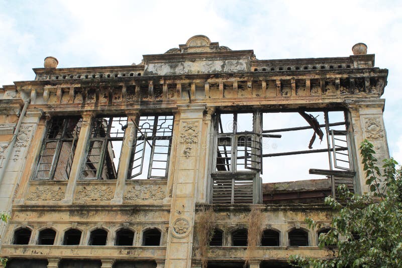 Classic windows building stock photo. Image of years - 46007528