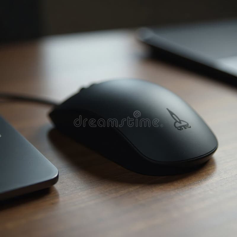 Classic Wired Computer Mouse; Matte Black Finish Technology Black ...