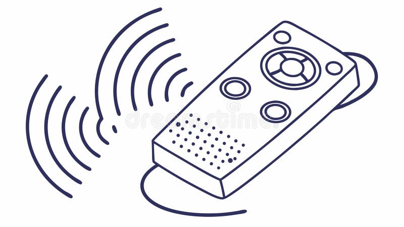 Wireless Remote Control, Device Operation and Convenience, Vector ...