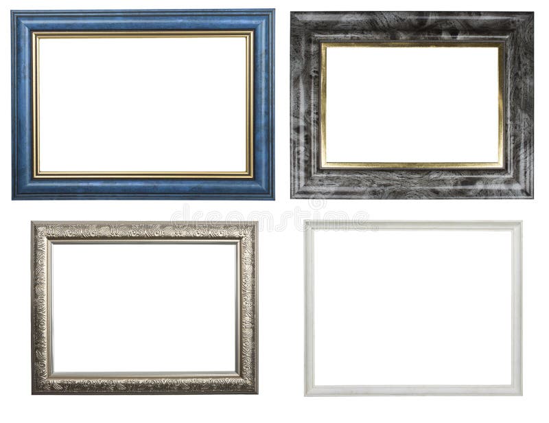 Classic wooden frames stock image. Image of home, handicraft - 28447257
