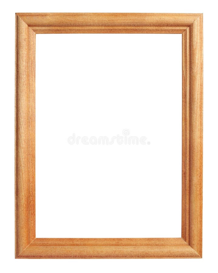 Simple Wooden Picture Frame with Shadow Stock Photo - Image of classic ...