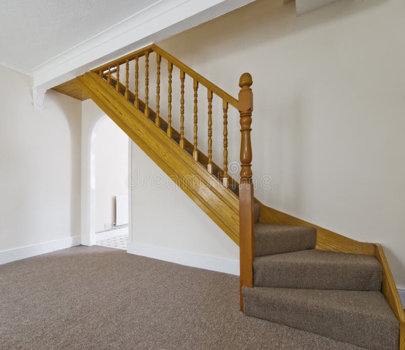Classic wooden stairs stock image. Image of staircase - 11642969