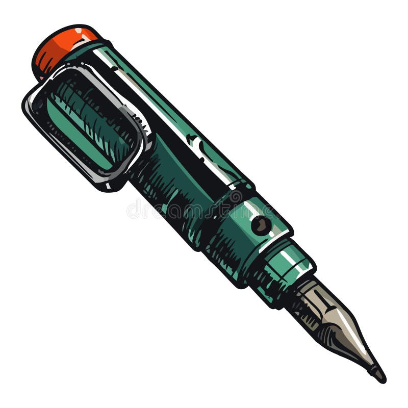 A Classic Work Tool for Drawing Stock Vector - Illustration of tool ...