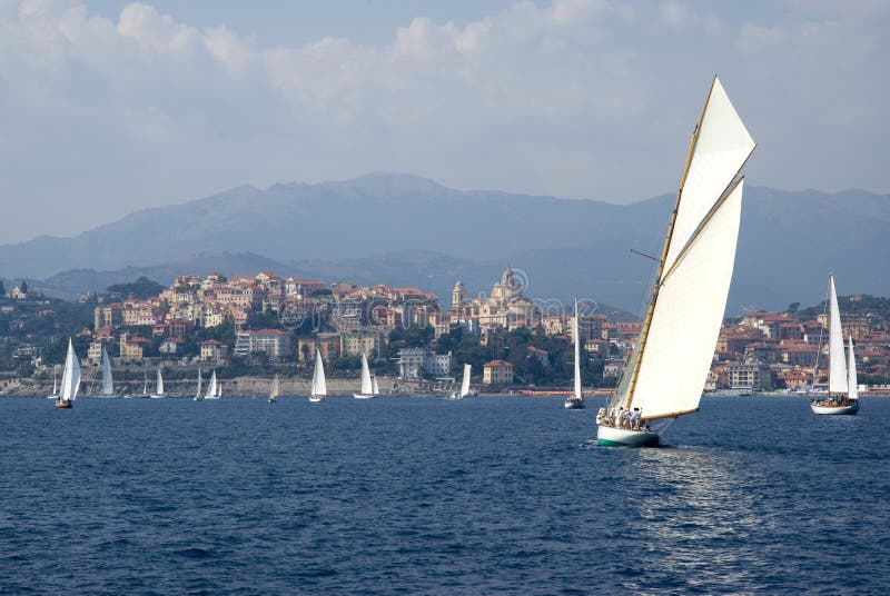 Classic yacht regatta editorial photography. Image of competition ...