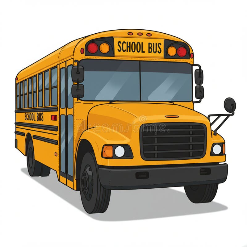 Classic School Bus Lights Stock Illustrations – 108 Classic School Bus ...