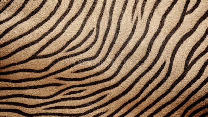 Classic Zebra Print Style with Muted Tones, Flat Texture, and Intricate ...