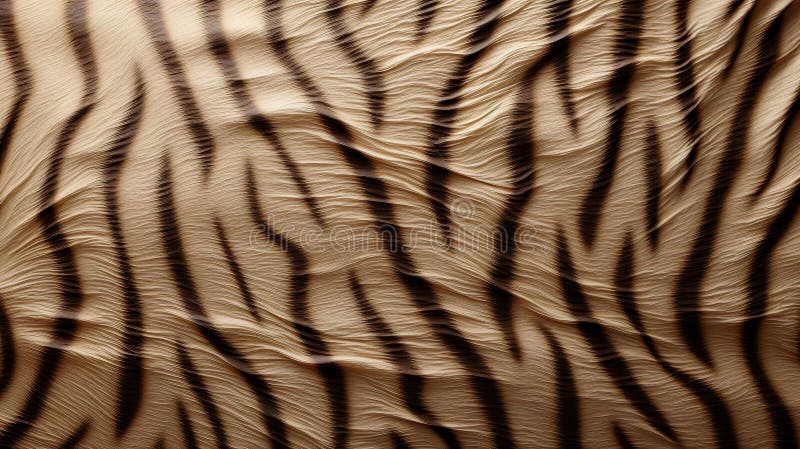 Classic Zebra Print Style with Muted Tones, Flat Texture, and Intricate Details Captured in High ...