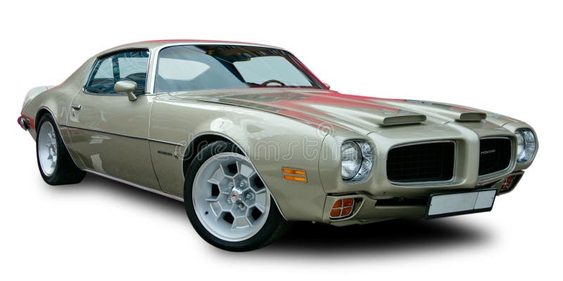 Classical American Car 1970 Pontiac Firebird Formula 350. White ...