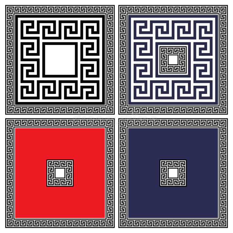Frame Ancient Greek Meander Pattern Stock Illustrations – 3,474 Frame ...