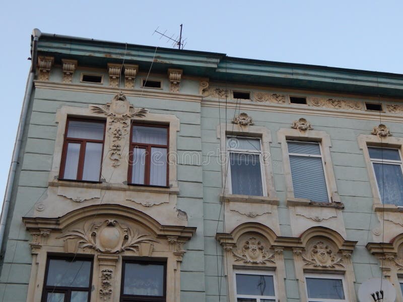 Classical Architecture of the City, Stone Details Stock Photo - Image ...