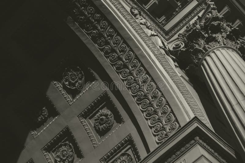 Classical Detail Ionic Column Stock Photo - Image of ancient, gallery ...