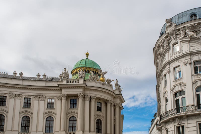 Classical Architecture in the Middle of the Old City Centre, Wit Stock ...