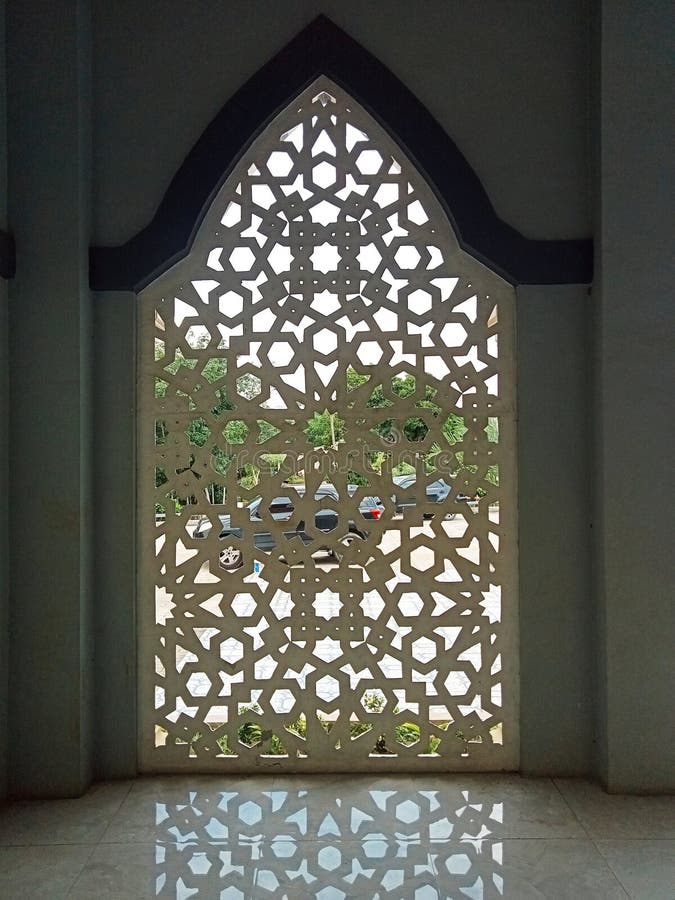 Classical Architecture Window of a Mosque Stock Photo - Image of circle ...
