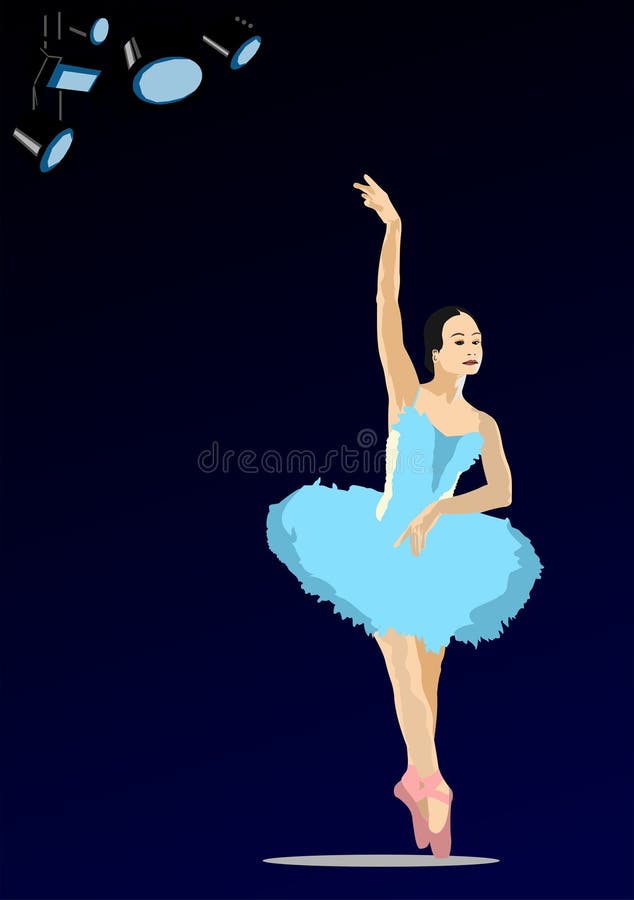 Classical Ballet Dancers. Vector Stock Vector - Illustration of ballet ...