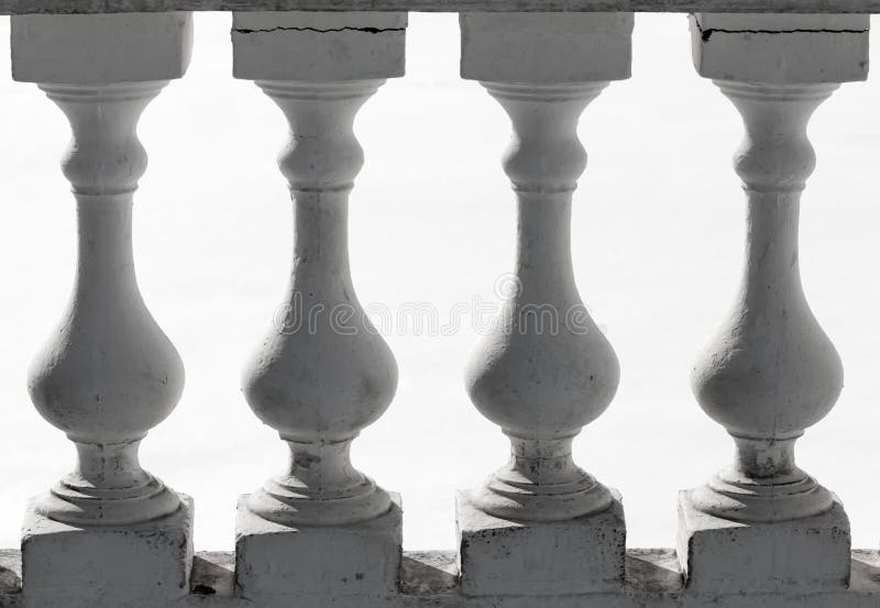 Classical Balusters Fragment Stock Photo - Image of decoration, classic ...