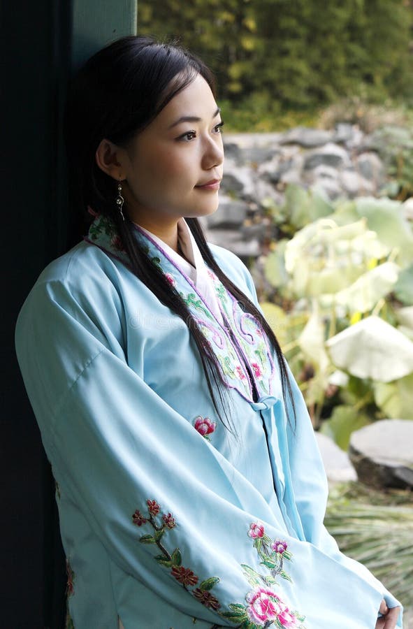 Classical beauty in China. stock image. Image of elegance - 6733523