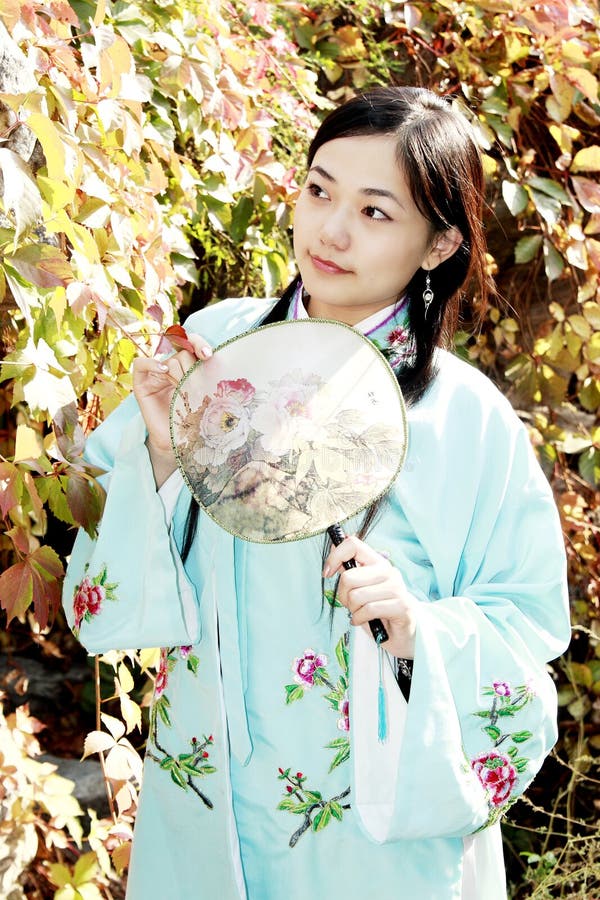 Classical beauty in China. stock image. Image of dignified - 6735001