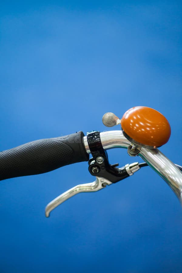 Classical bike ringer stock image. Image of handlebar - 82336351