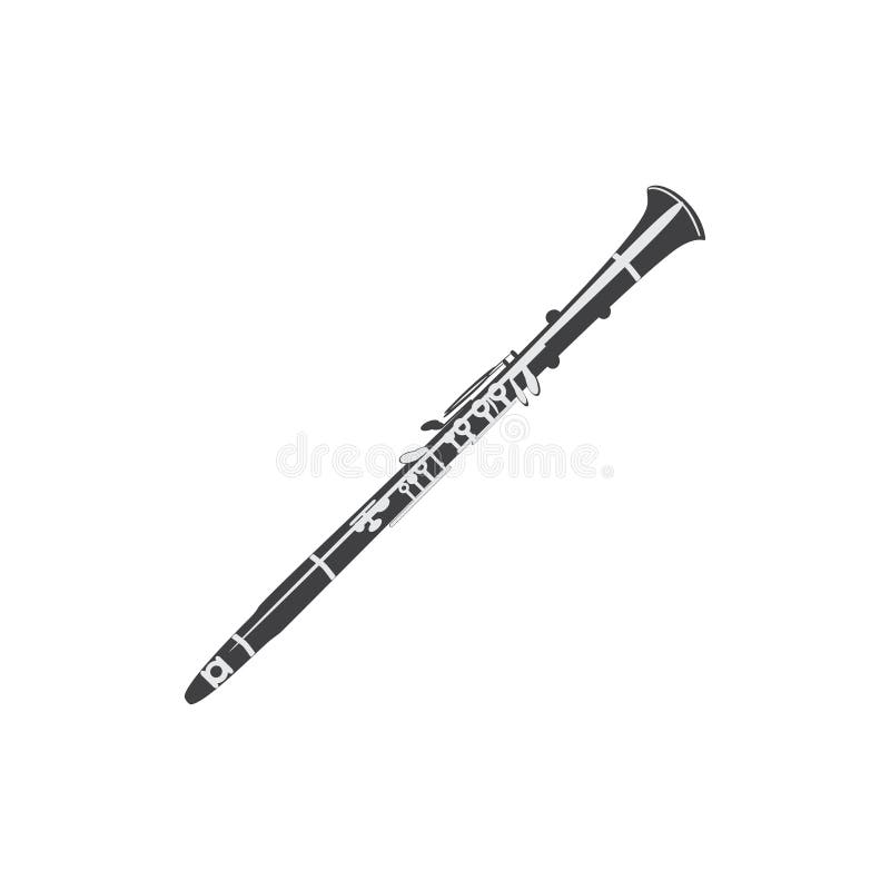 Clarinet vector stock vector. Illustration of clarinet - 24375679