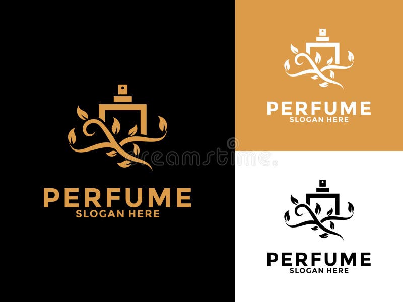 Diamond Perfume Nature Logo Vector Template, Perfume Logo Design ...