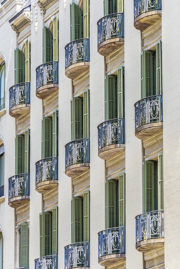 Classical Building in Barcelona Stock Photo - Image of facade, modern ...