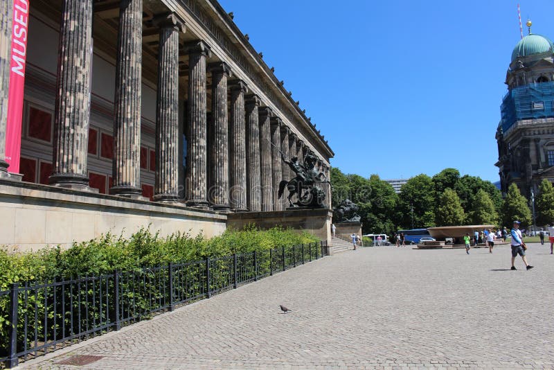 Classical Building in Berlin Germany Columns Editorial Photo - Image of ...