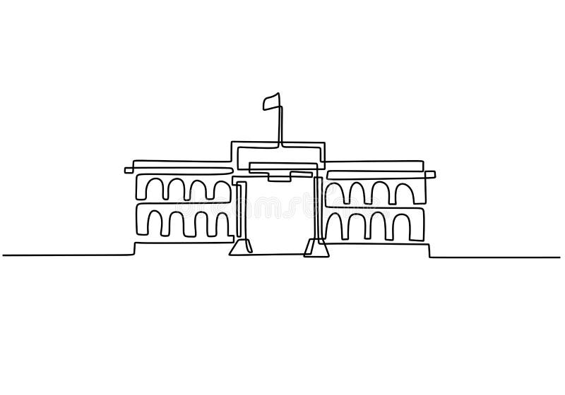 Government Building Drawing