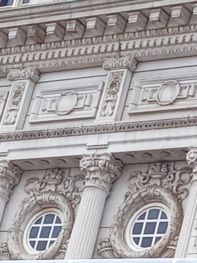 Classical building design stock image. Image of landmark - 252590243