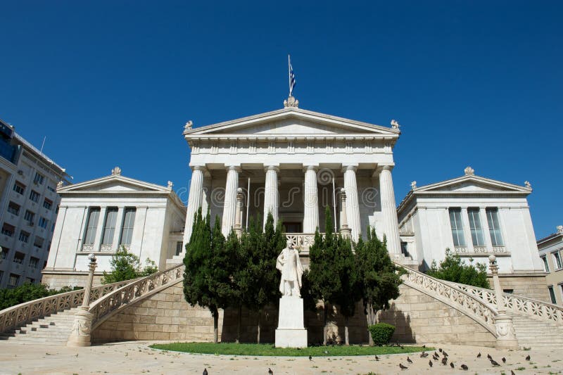 Academy of Athens, Greece stock image. Image of greek - 12969745
