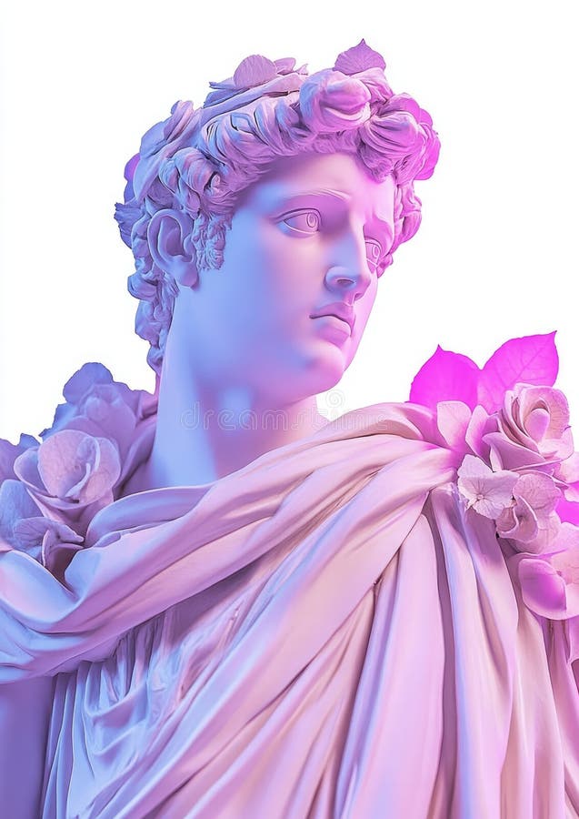 Classical Bust Sketch stock illustration. Illustration of head - 368337048