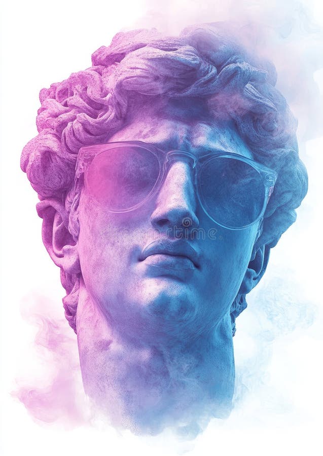 Classical Bust Sketch stock illustration. Illustration of cartoon ...