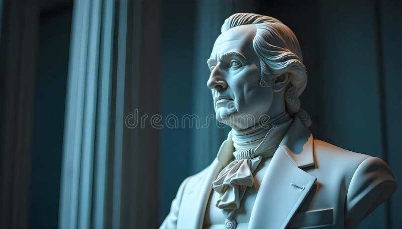 Classical Bust Statue Historical Figure Dramatic Lighting Stock Photos ...