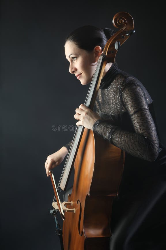 Classical Cello Cellist Playing Stock Image - Image of cellist, concert ...