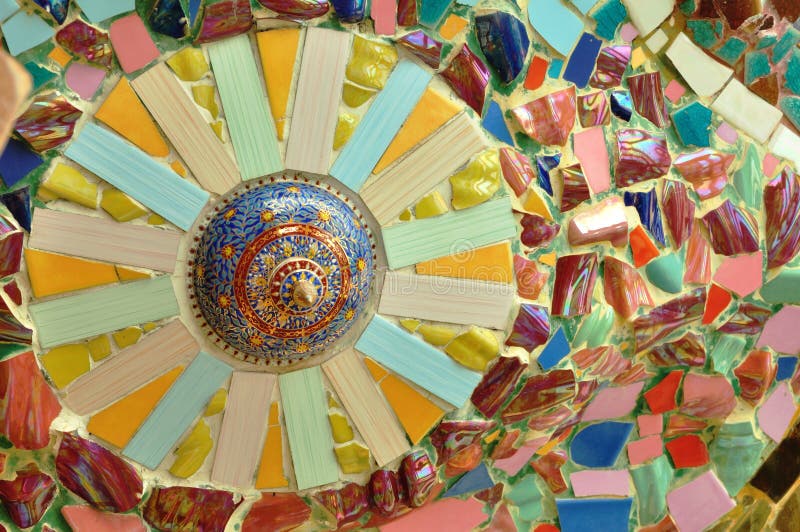 Classical Ceramic Broken Tile Wall Background Stock Image - Image of ...