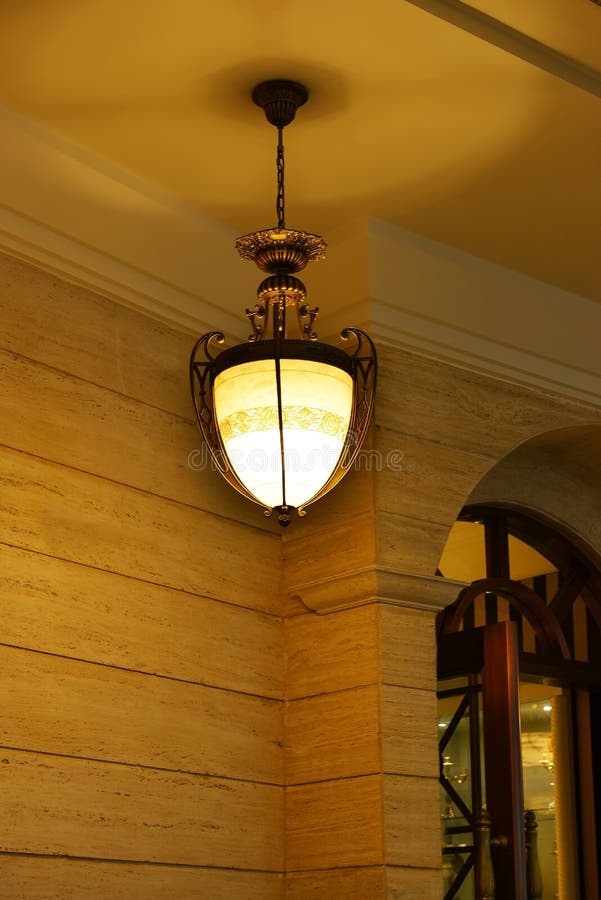 Classical Chandelier Lighting Stock Photo - Image of fluorescent ...