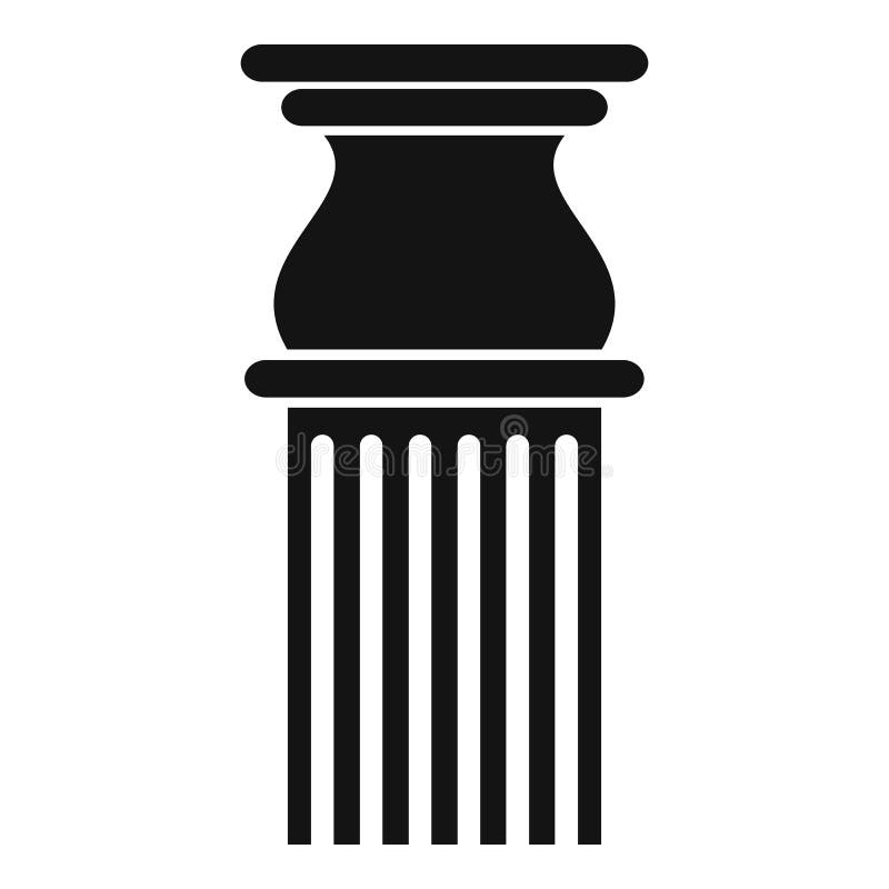 Classical Column Icon, Simple Style. Stock Illustration - Illustration ...