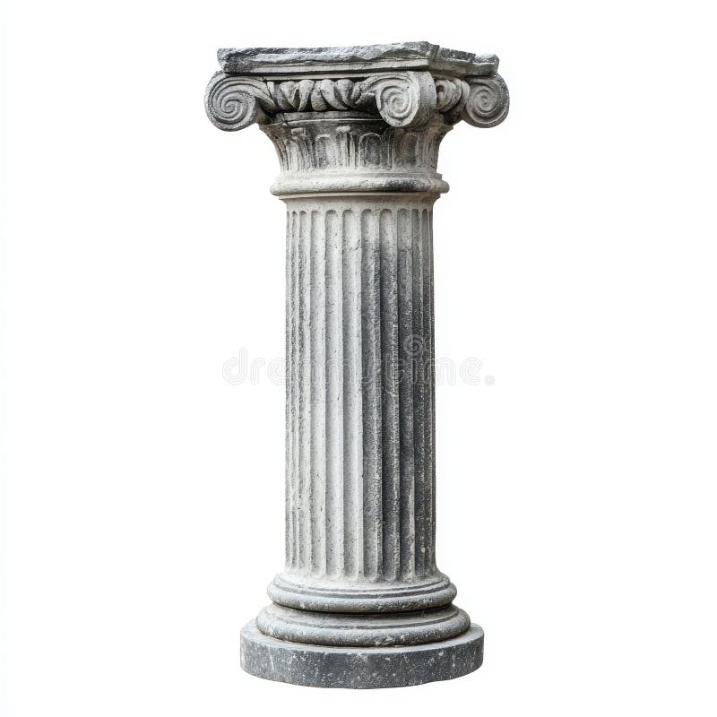 A Classical Column Showcasing Intricate Design and Architectural Style ...