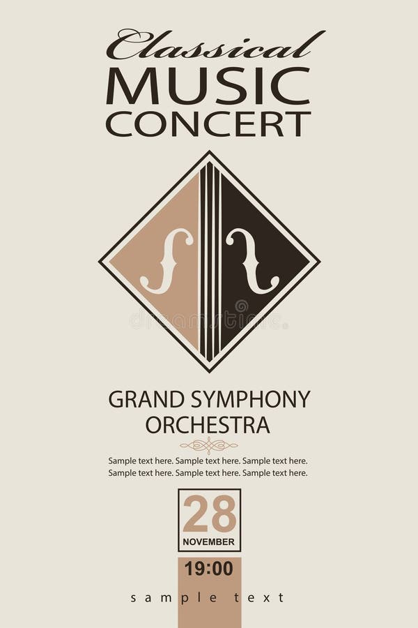 Classical Concert Poster Template