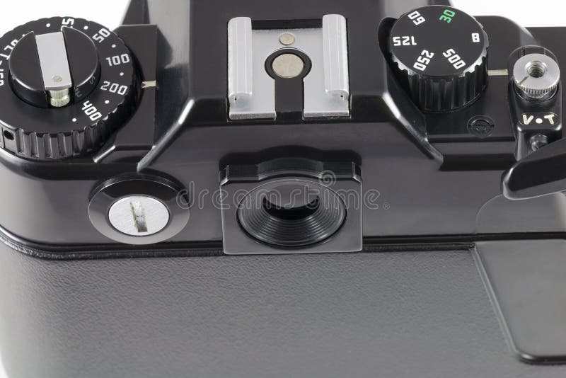 Classical Controls of the Old Film SLR Camera Stock Photo - Image of ...