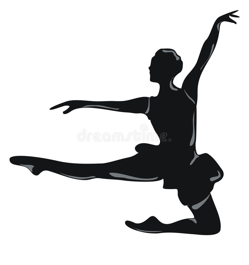 Classical dancer stock vector. Illustration of dance, female - 68224