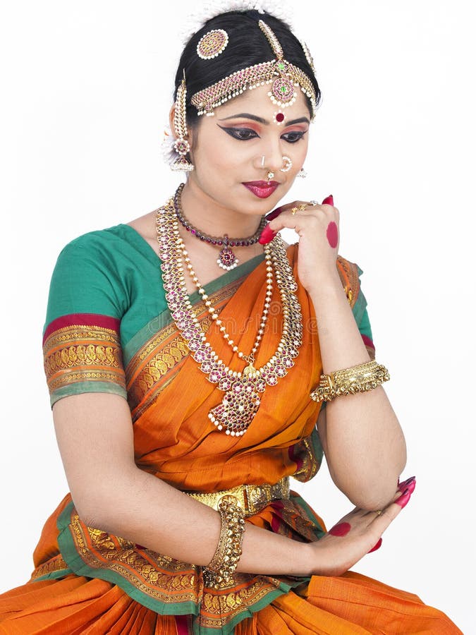 Classical Dancer from India Stock Photo - Image of bharatnatyam ...